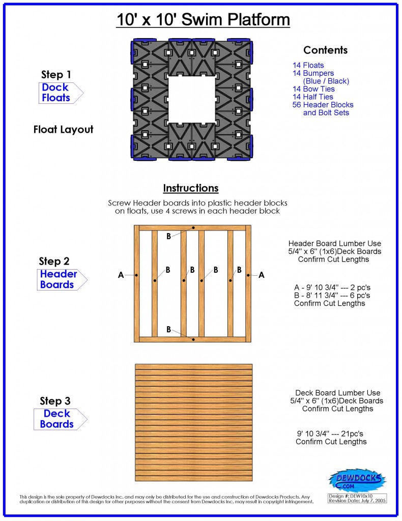 Dock Layouts – Dewdocks, Inc.