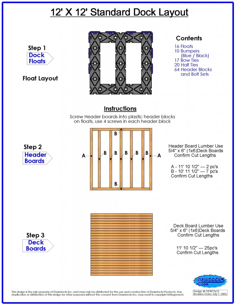 Dock Layouts – Dewdocks, Inc.