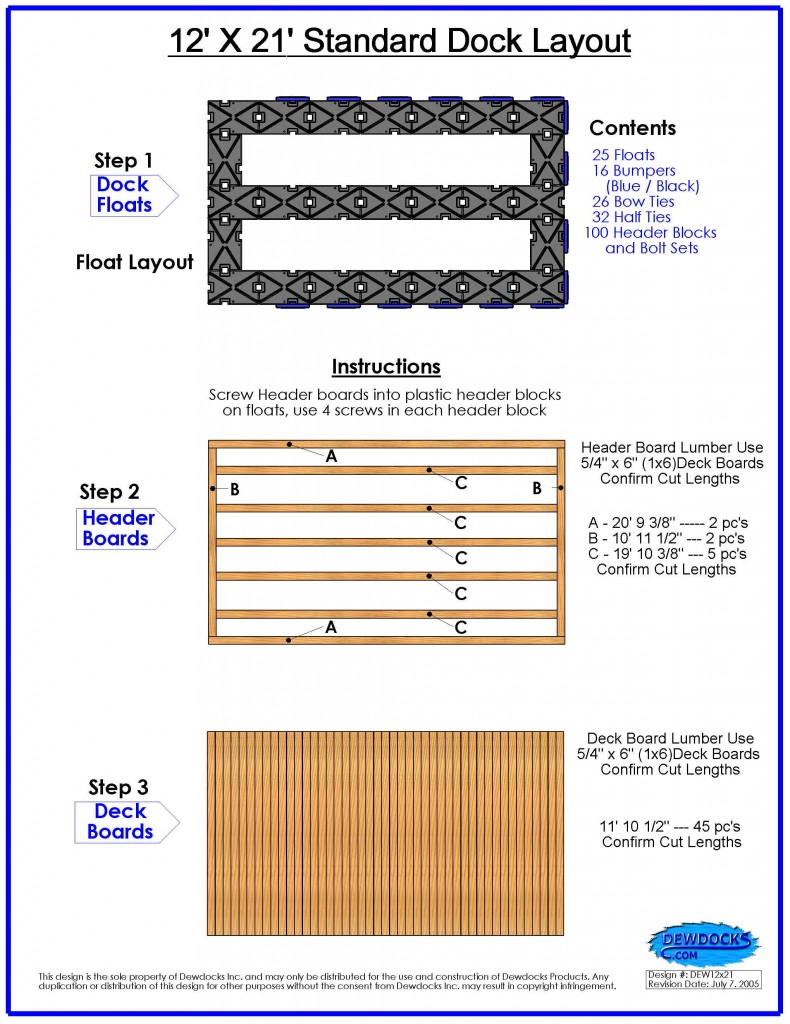 Dock Layouts – Dewdocks, Inc.