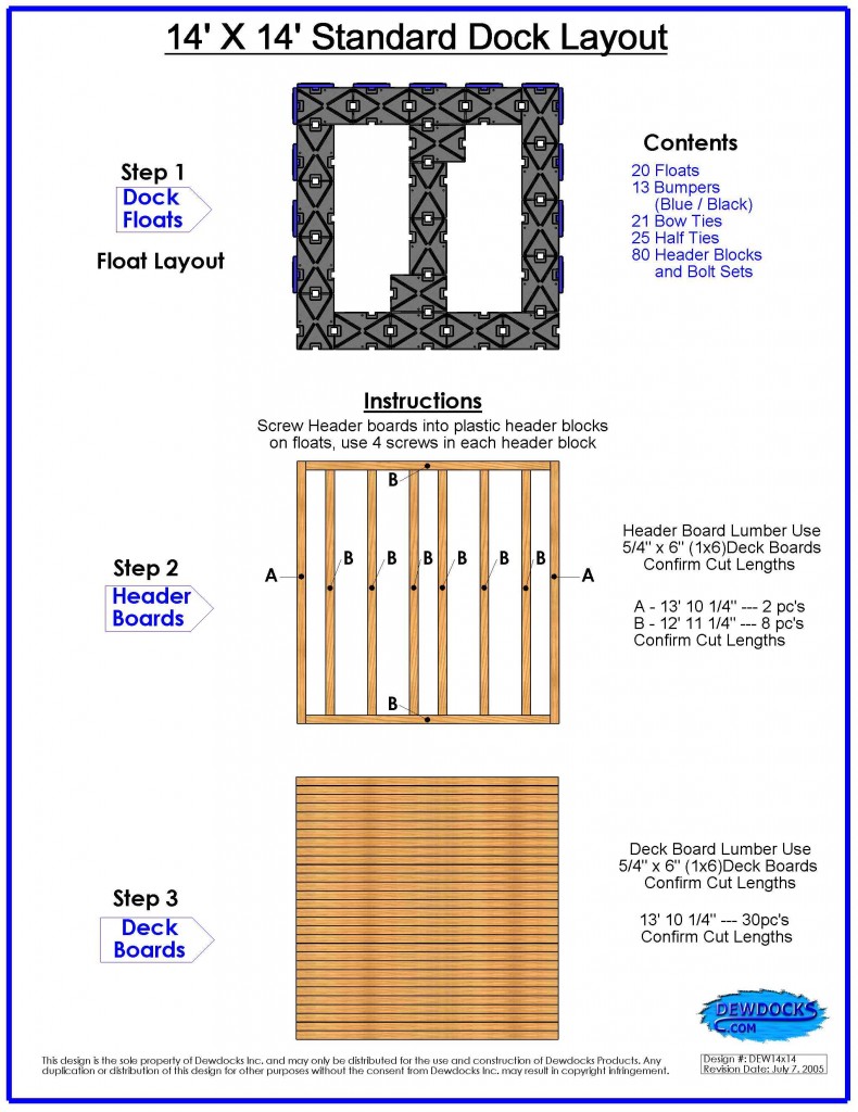 Dock Layouts – Dewdocks, Inc.