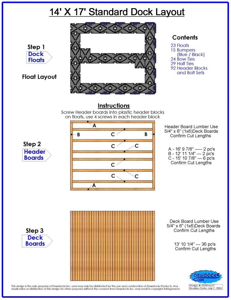 Dock Layouts – Dewdocks, Inc.
