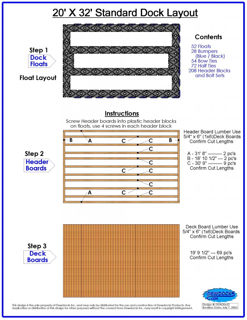 Dock Layouts – Dewdocks, Inc.