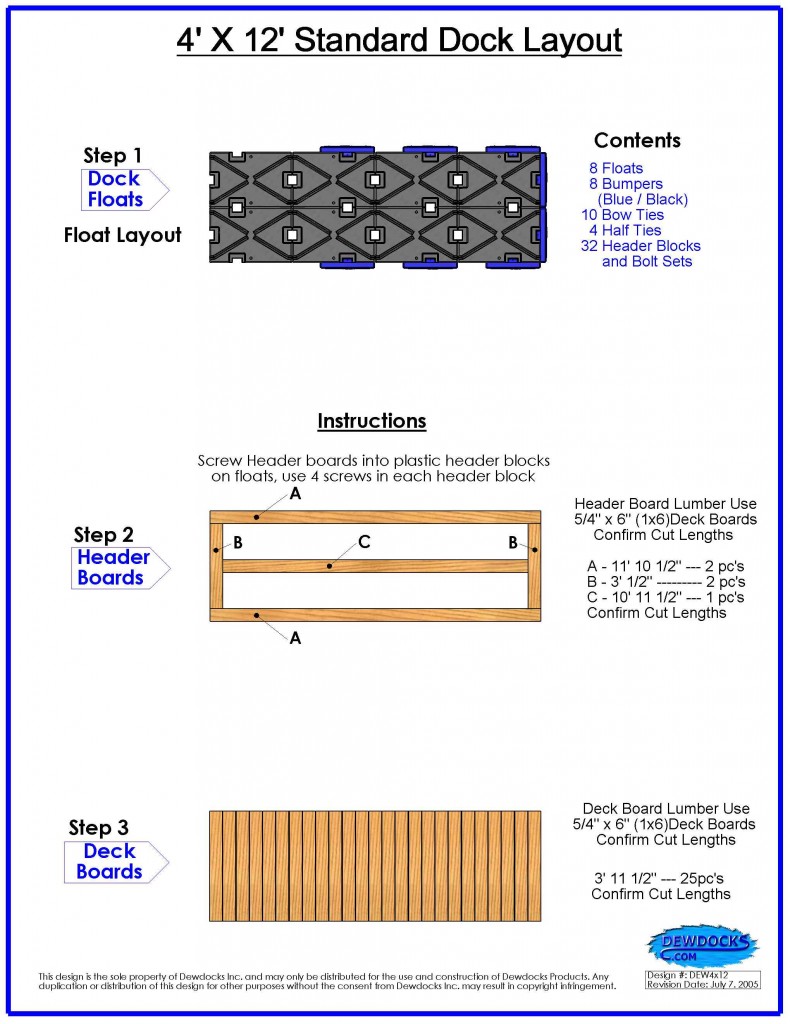 Dock Layouts – Dewdocks, Inc.