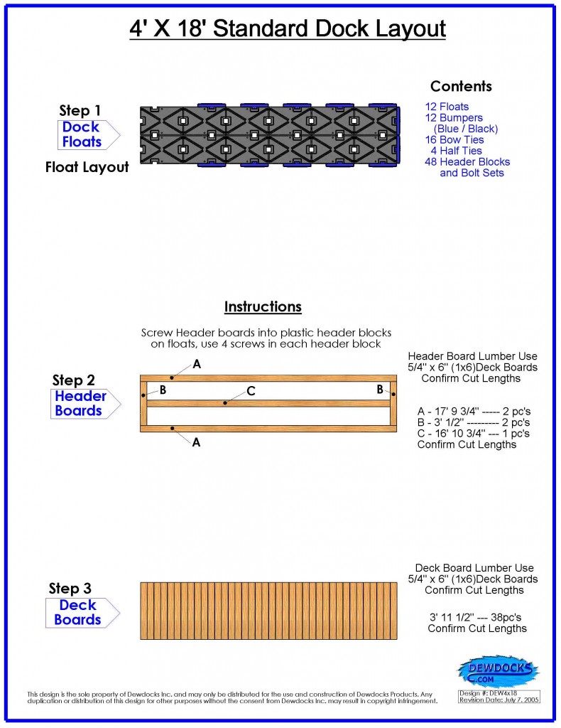 Dock Layouts – Dewdocks, Inc.