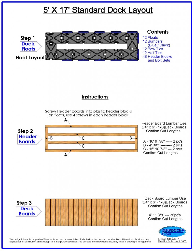 Dock Layouts – Dewdocks, Inc.