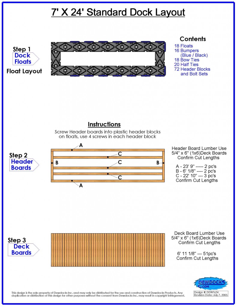 Dock Layouts – Dewdocks, Inc.
