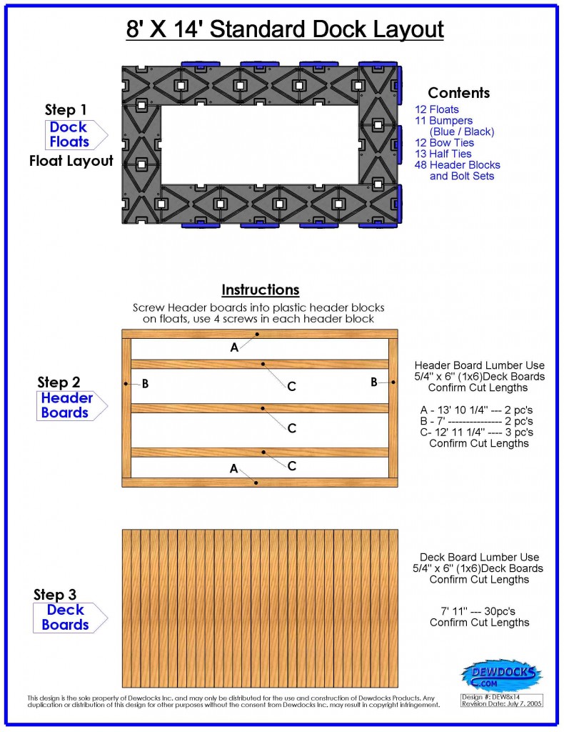 Dock Layouts – Dewdocks, Inc.