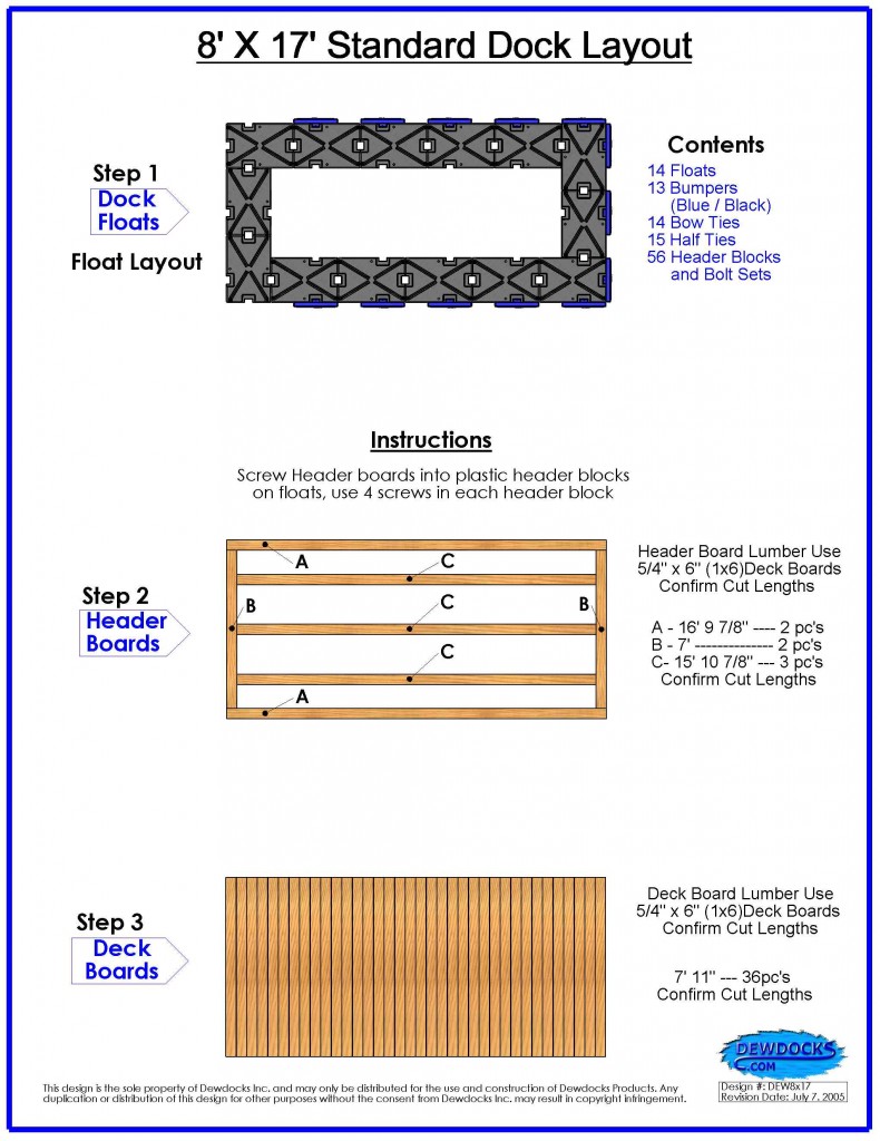 Dock Layouts – Dewdocks, Inc.