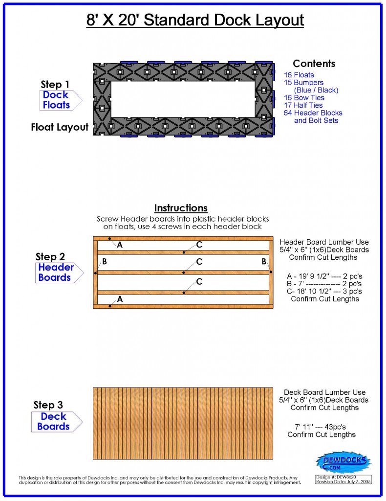 Dock Layouts – Dewdocks, Inc.
